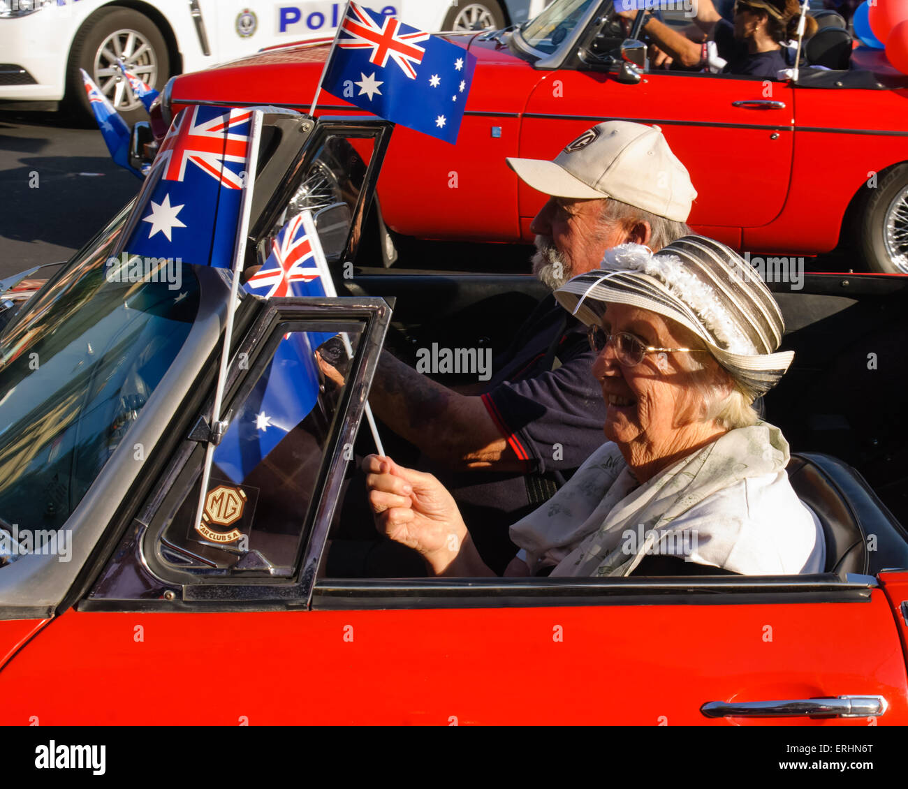 Australia Day City Adelaide - Parade! South Australia, Australia Stock ...