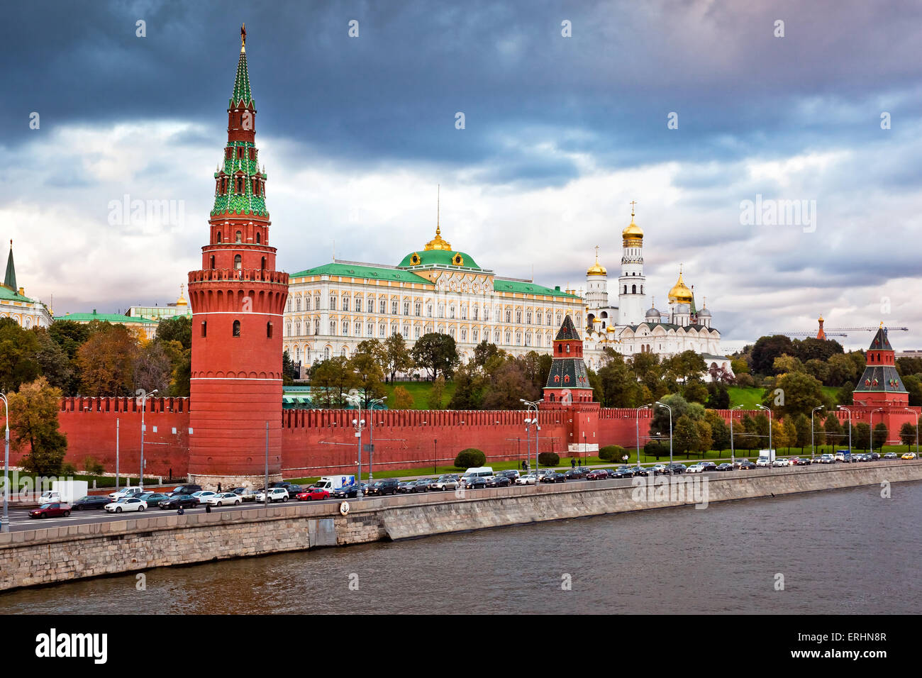 Moscow aerial kremlin hi-res stock photography and images - Alamy