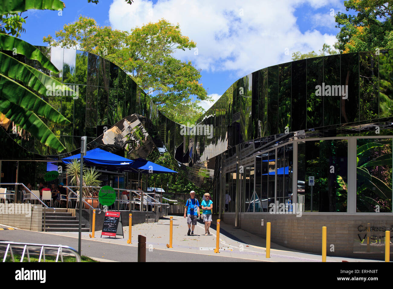 The Cairns Botanic Garden Visitors Centre blends in seamlessly with the ...