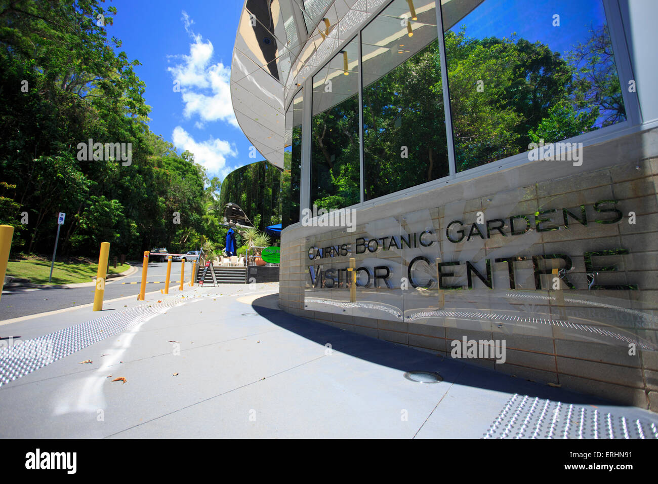 The Cairns Botanic Garden Visitors Centre blends in seamlessly with the ...