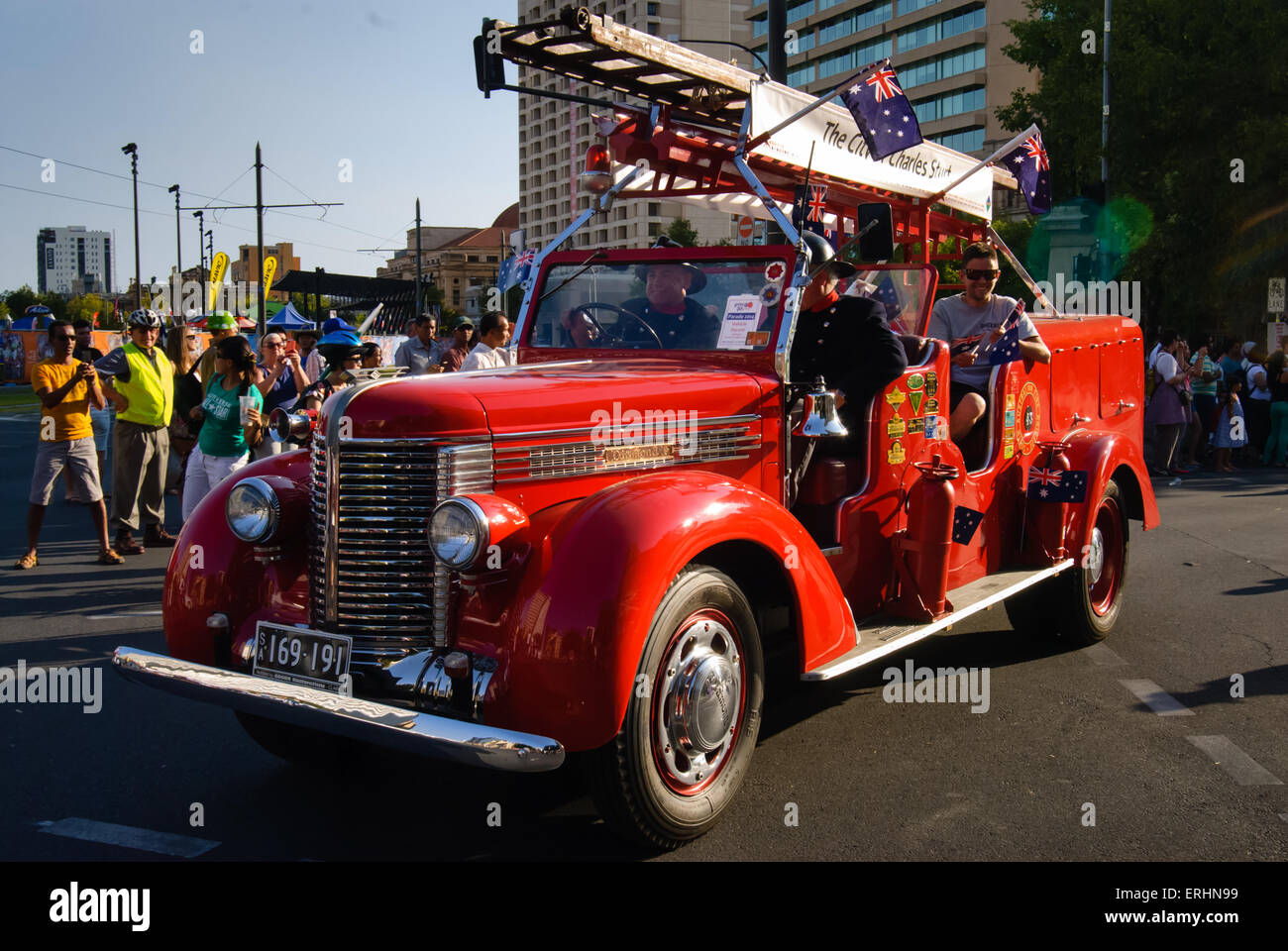 Australia Day City Adelaide - Parade! South Australia, Australia Stock ...