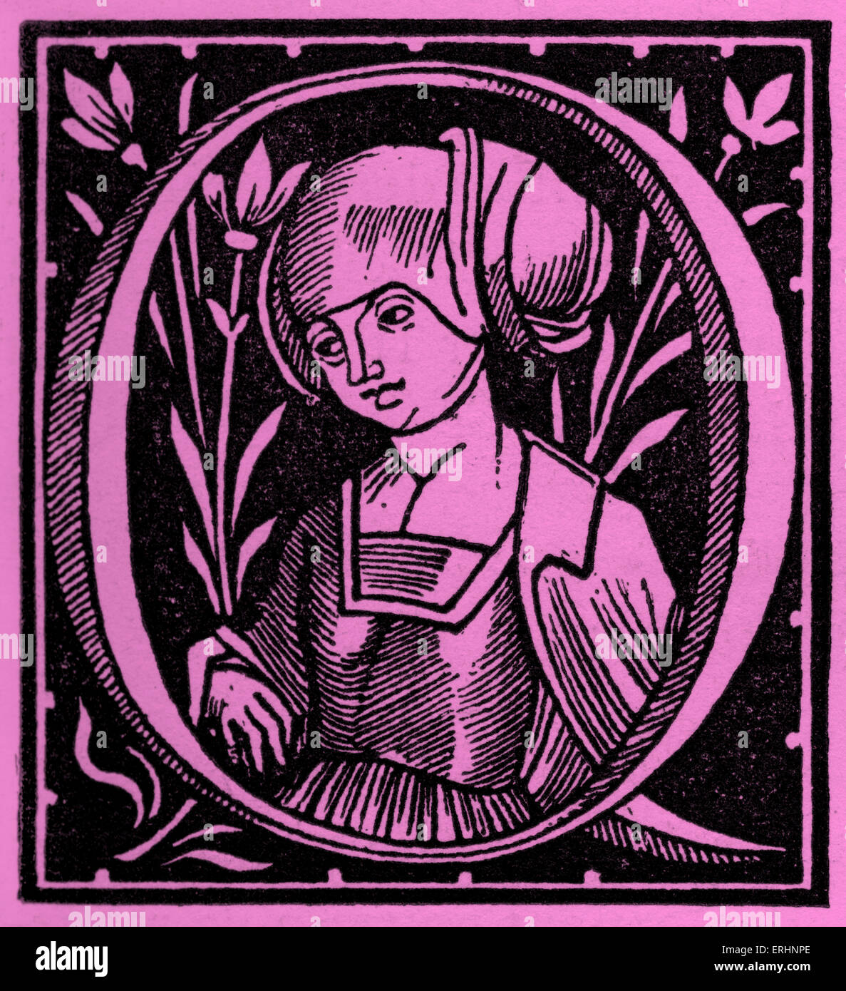 Illuminated letter 'Q' Stock Photo - Alamy