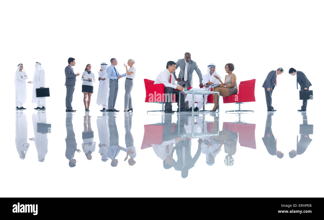 Group of Business Meeting Stock Photo - Alamy