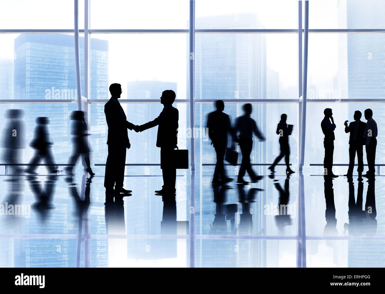 Global Business Greeting Stock Photo - Alamy