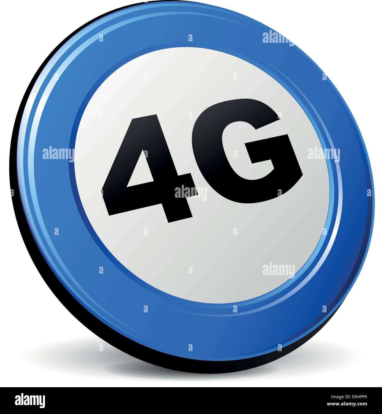 Vector illustration of 4g icon on white background Stock Vector Image ...