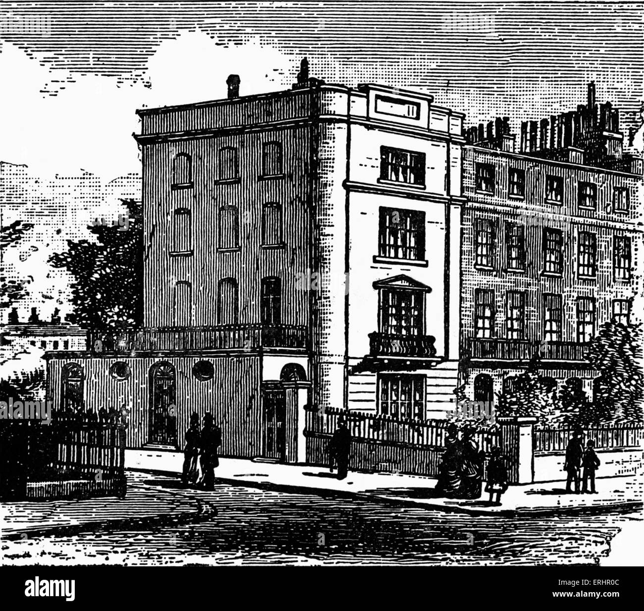 Charles Dickens - Wellington House Academy, Hampstead Road, London, UK ...