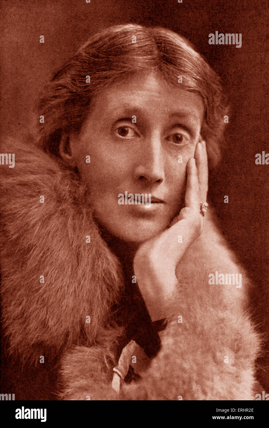 Virginia Woolf - photograph portrait of English novelist and essayist ...
