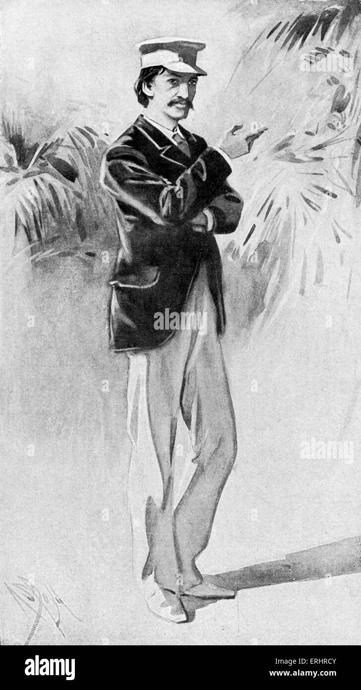 Robert Louis Stevenson - Scottish novelist, poet, and travel writer, 13 ...