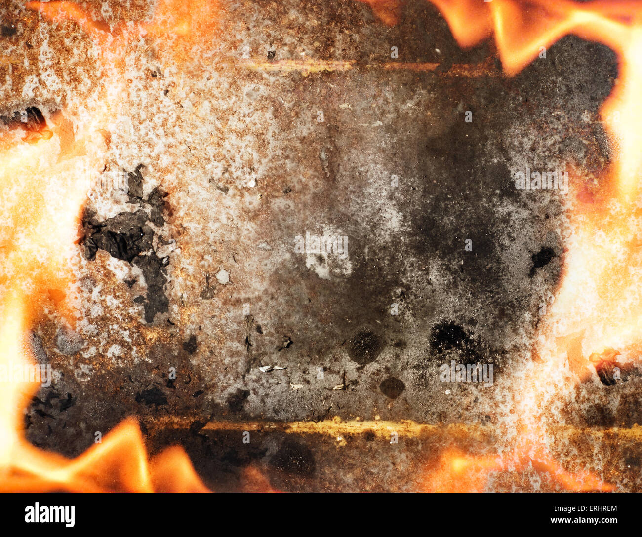 Abstract fire frame Stock Photo - Alamy
