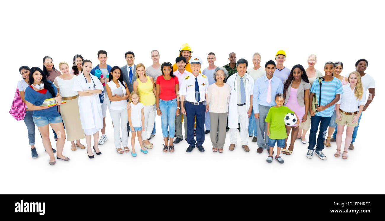 Large Group of People Stock Photo - Alamy
