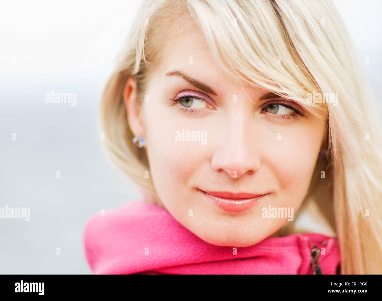 Beautiful woman outdoors Stock Photo - Alamy
