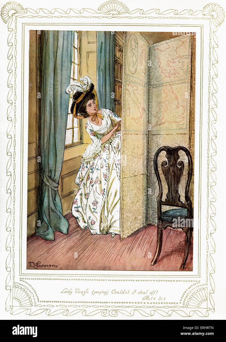 Richard Brinsley Sheridan's play - 'The School for Scandal'. Act 4 ...