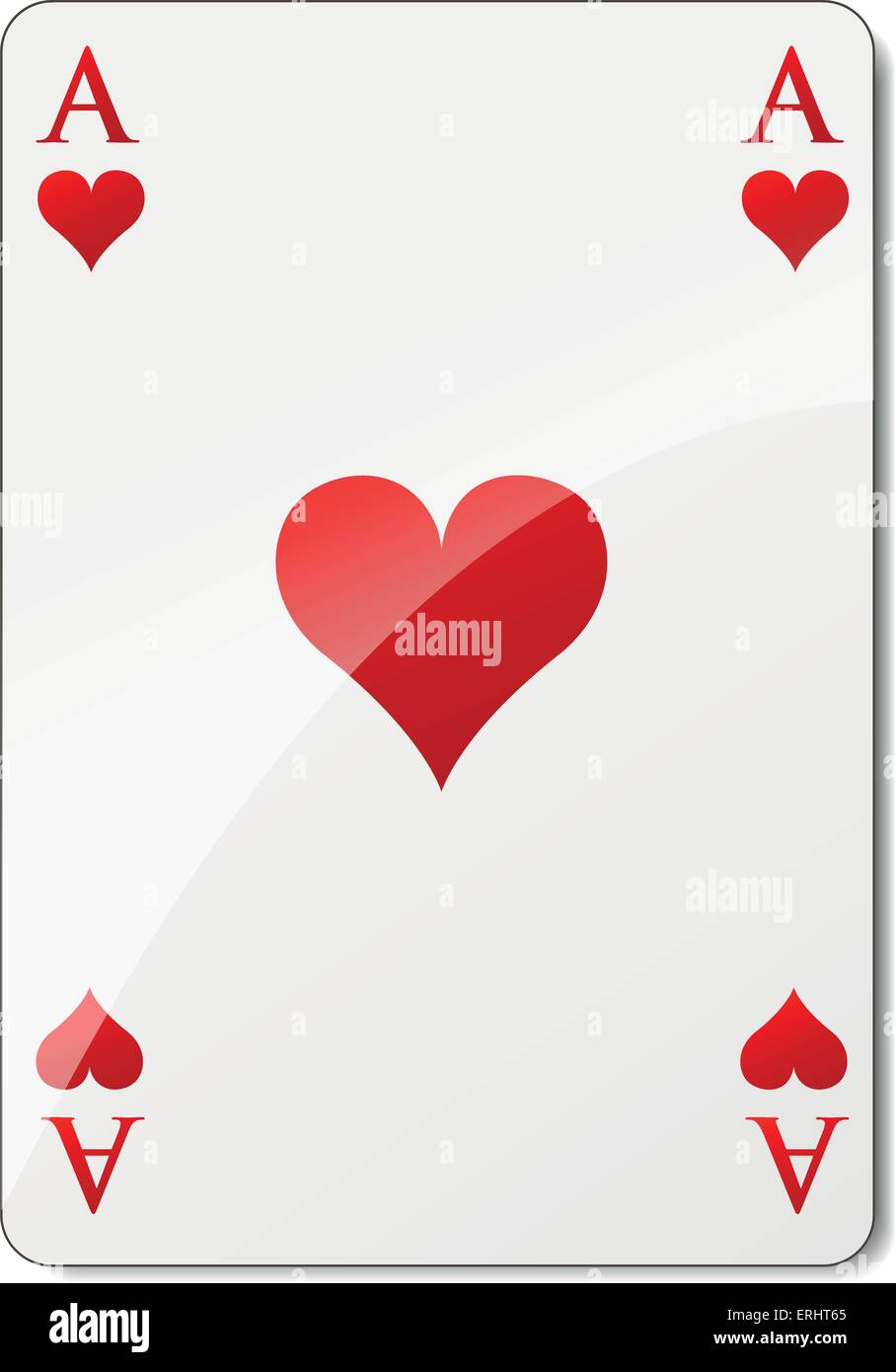 Ace of hearts Stock Vector Images - Alamy
