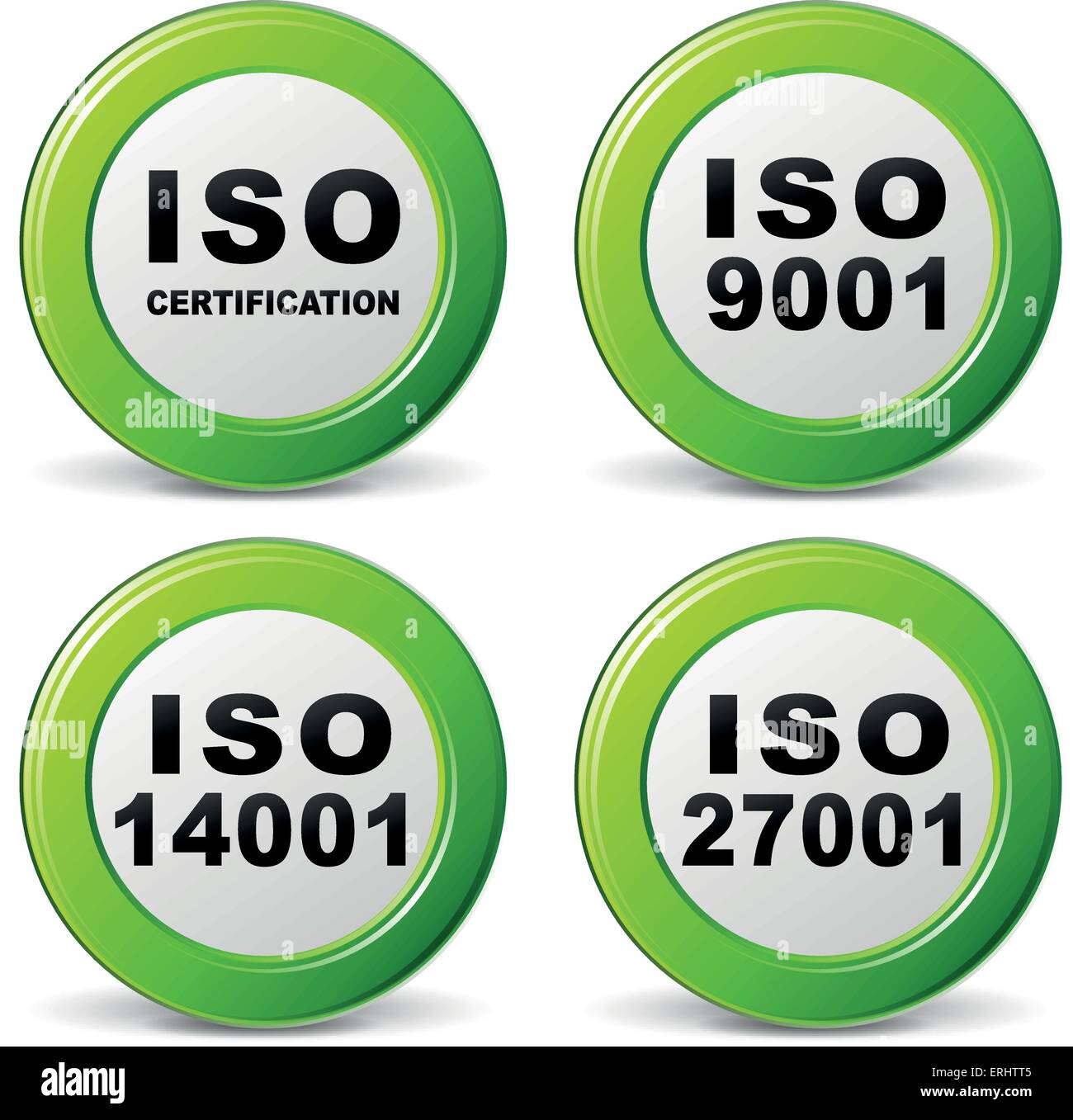 Iso 9001 icon vector vectors hi-res stock photography and images - Alamy