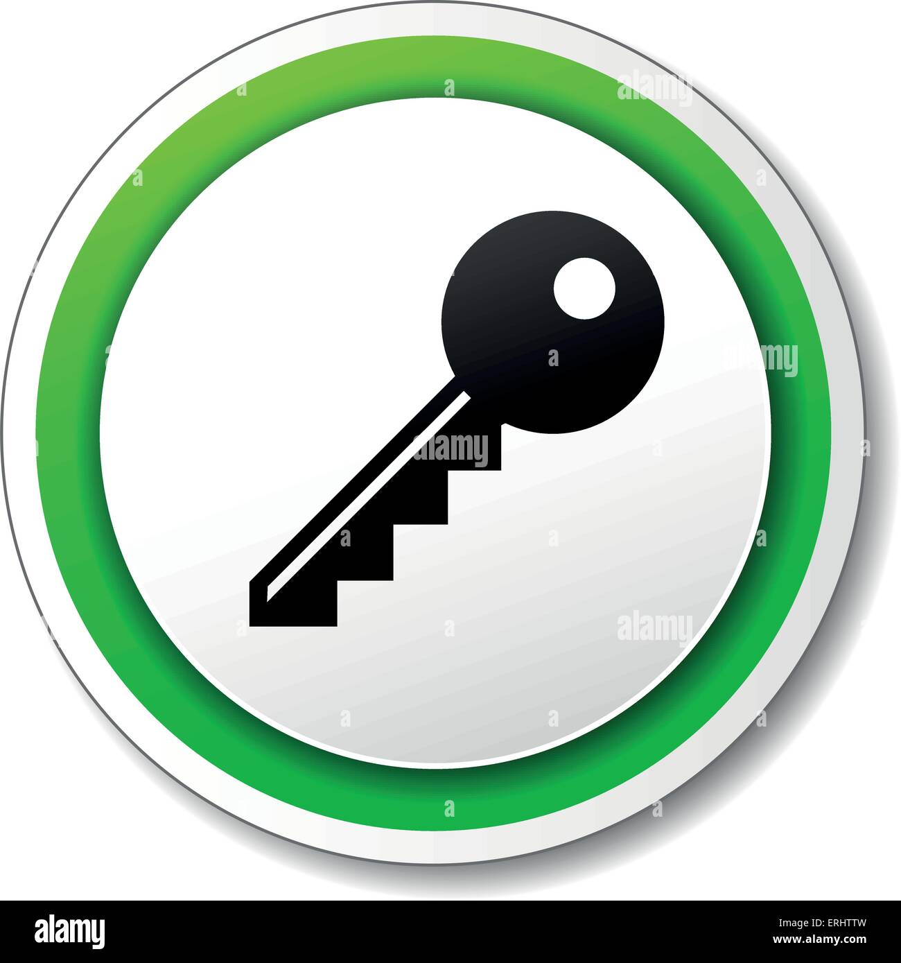 Lock key vector web Stock Vector Images - Alamy