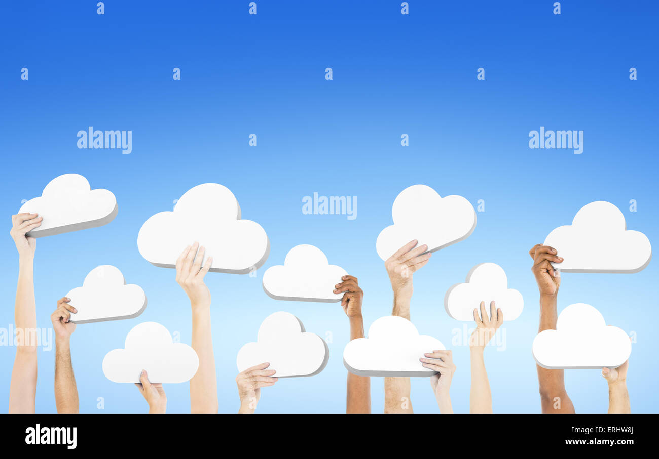 Speech clouds hi-res stock photography and images - Alamy