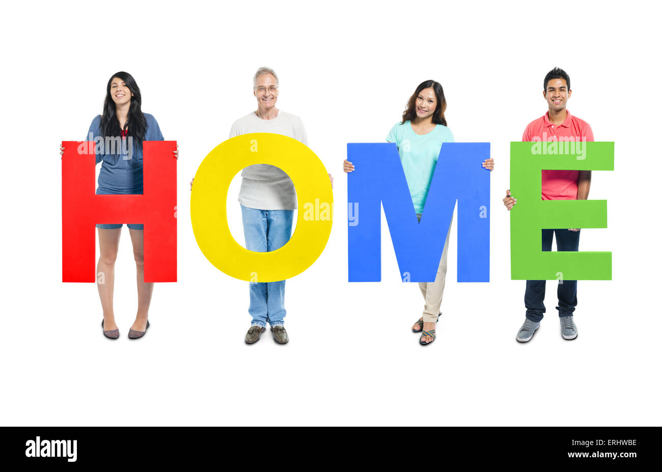 Adult female people home Cut Out Stock Images & Pictures - Alamy