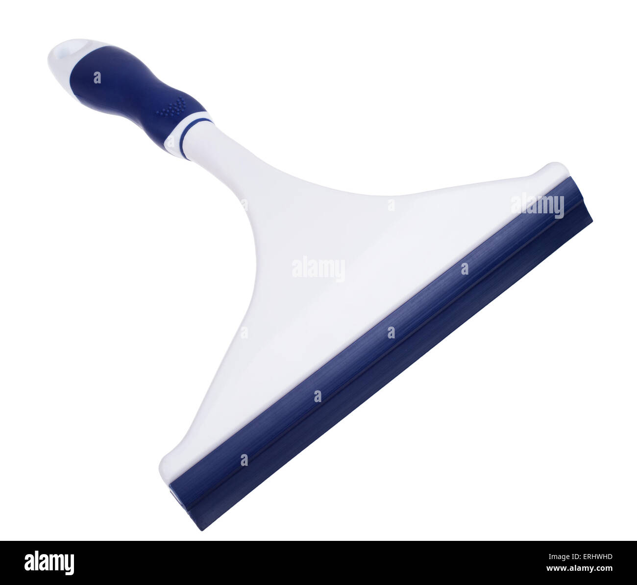 rubber window cleaner isolated on white Stock Photo - Alamy