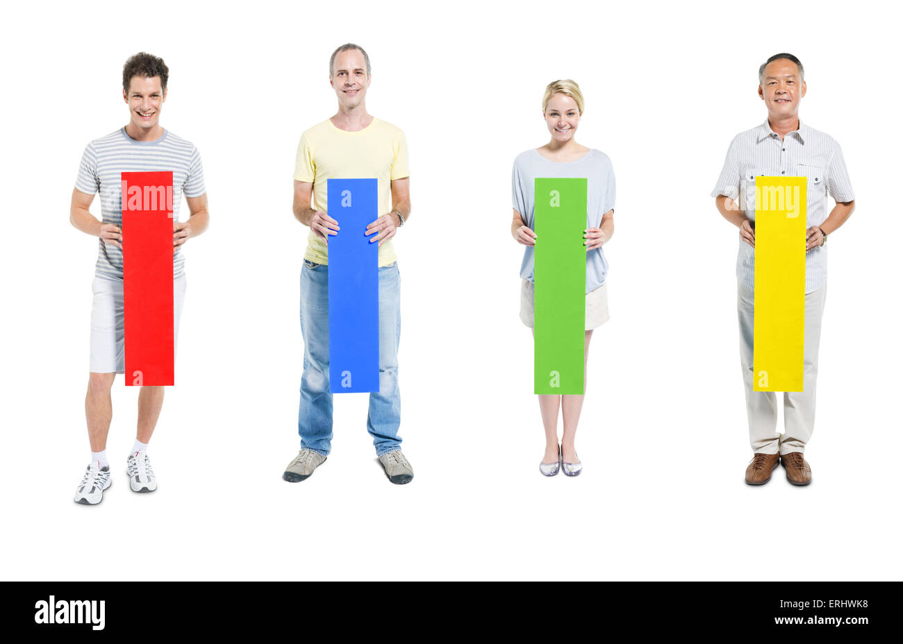 Group women holding sign Cut Out Stock Images & Pictures - Alamy