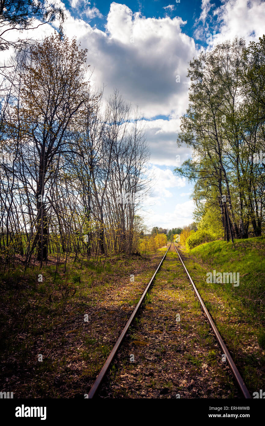 Railroad track hi-res stock photography and images - Alamy