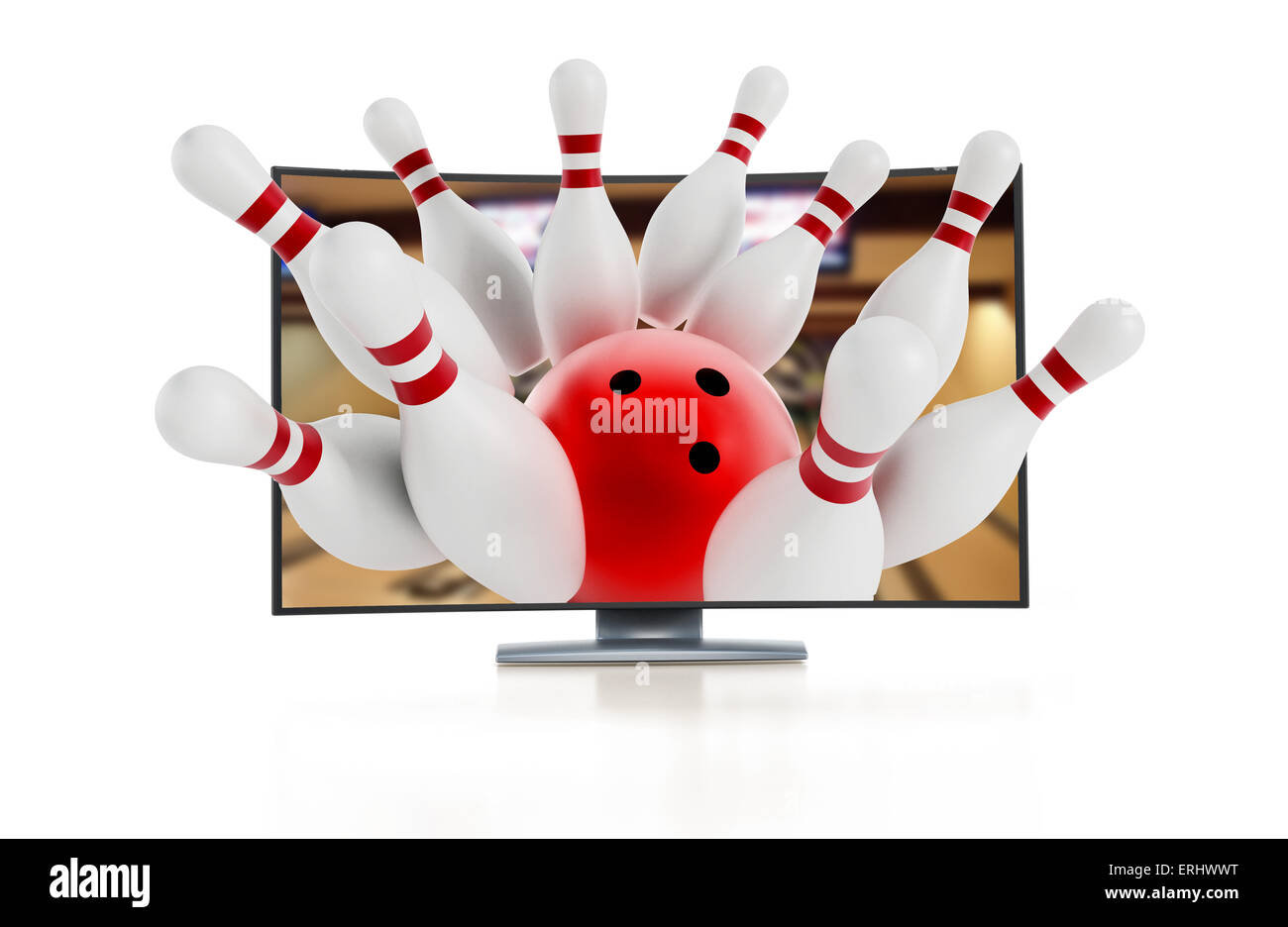 Bowling screen Cut Out Stock Images & Pictures - Alamy