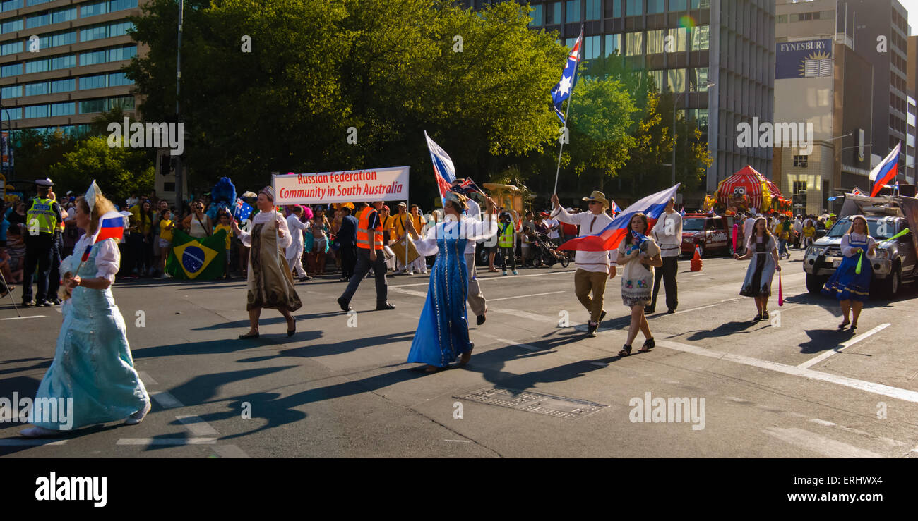 Australia Day City Adelaide - Parade!, SA, Australia Stock Photo - Alamy