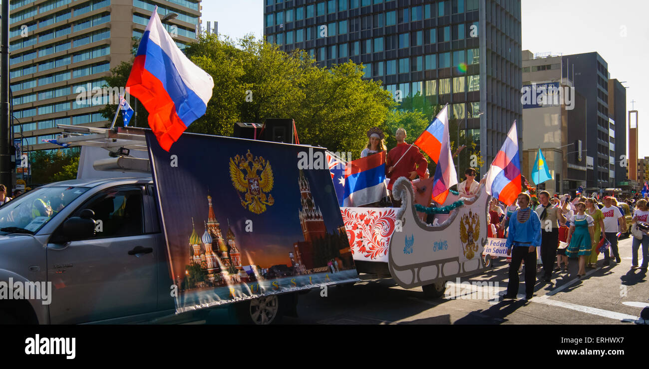 Australia Day City Adelaide - Parade!, SA, Australia Stock Photo - Alamy