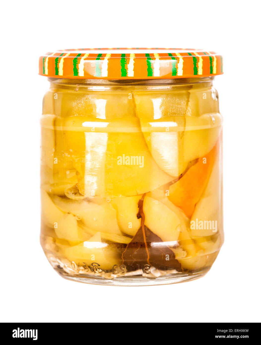 canned pepper isolated on white Stock Photo - Alamy