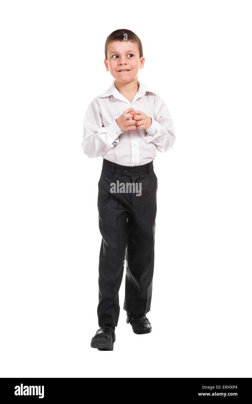 Boy posing surprised look hi-res stock photography and images - Alamy
