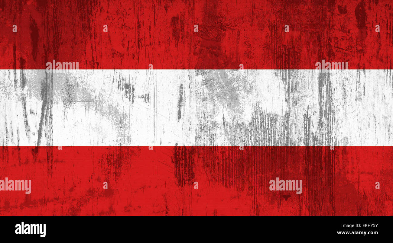Illustration of an old and dirty Austria flag Stock Photo - Alamy