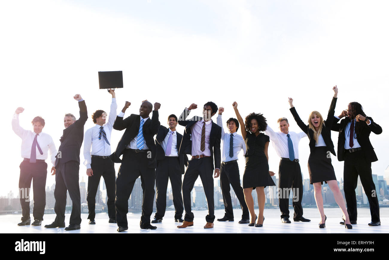 Large Group Of Business People