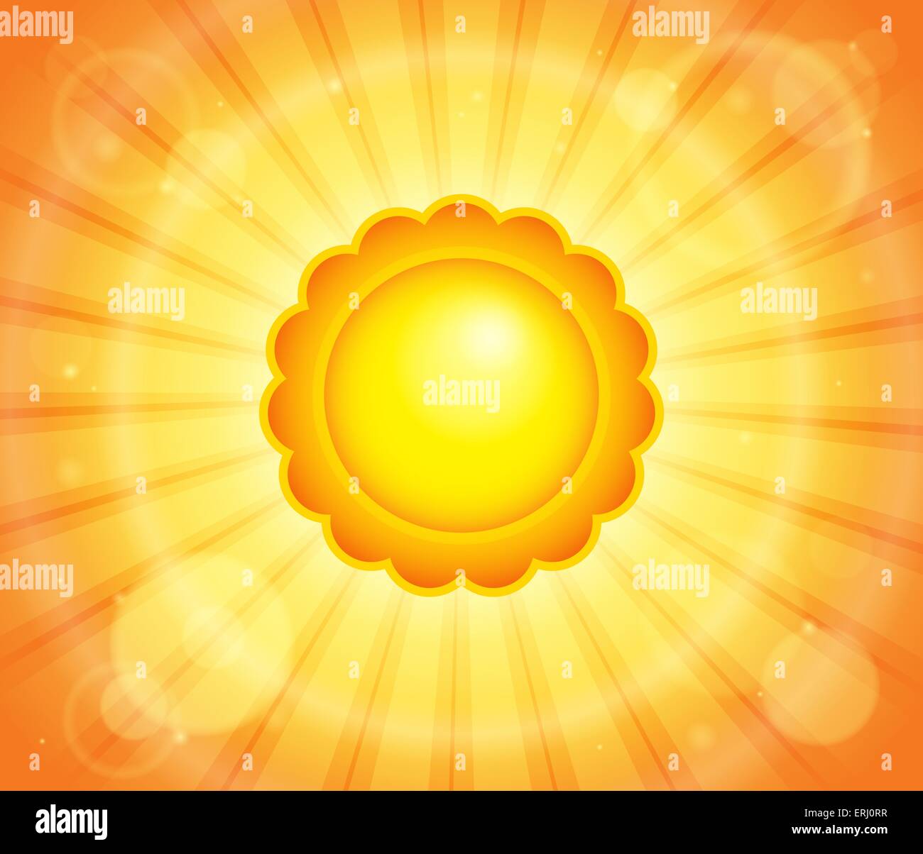 Abstract sun theme image 6 - picture illustration Stock Photo - Alamy