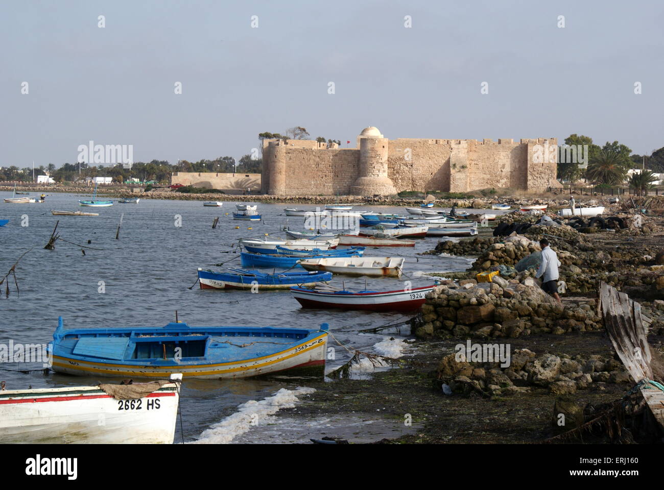 Houmt Souk fort, Djerba, Tunisia Stock Photo - Alamy