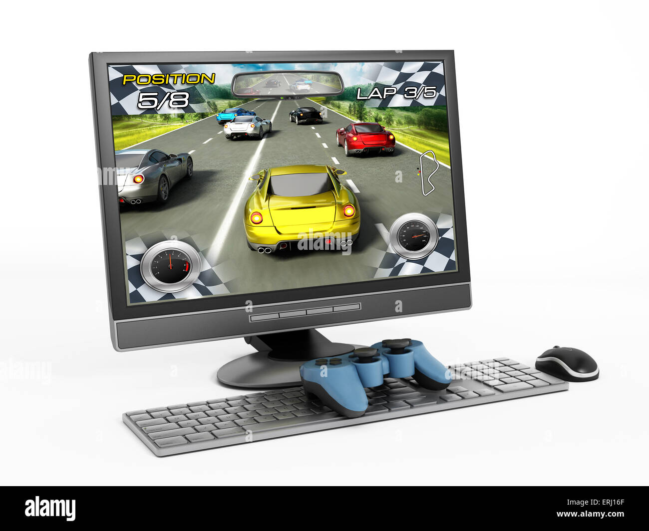 Video game screen hi-res stock photography and images - Alamy