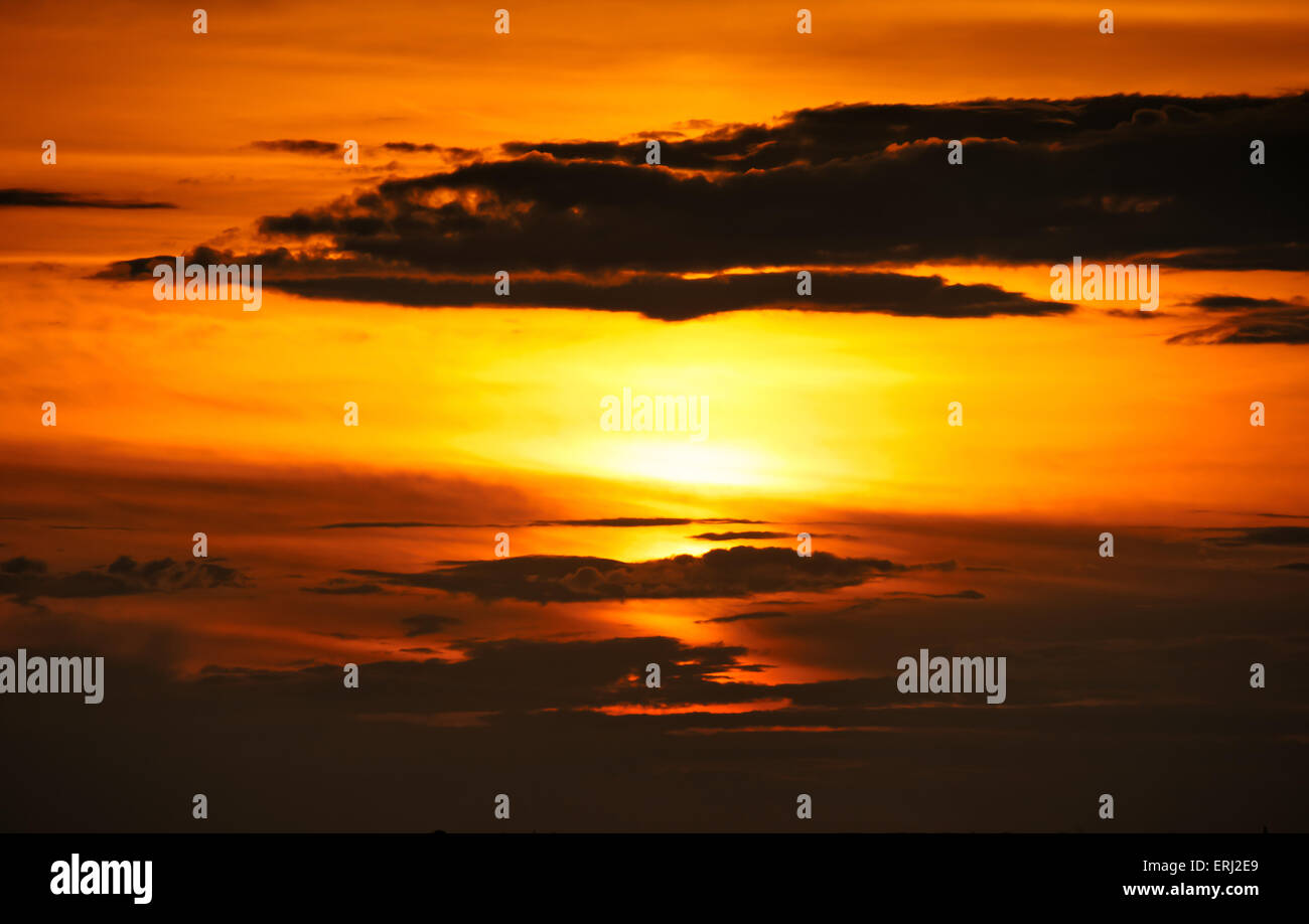 bright sunset photo as background Stock Photo - Alamy