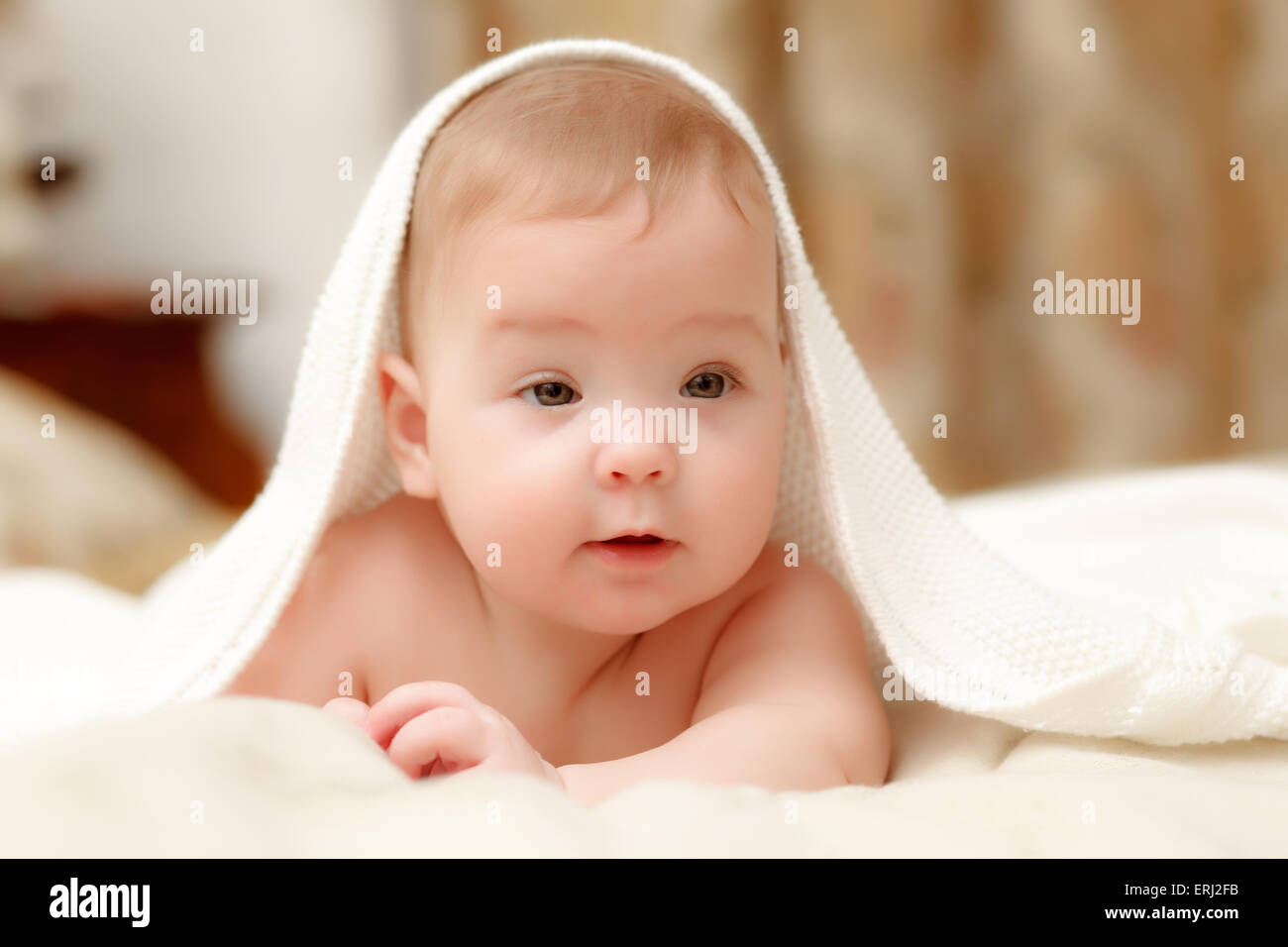 One baby girl Stock Photo - Alamy