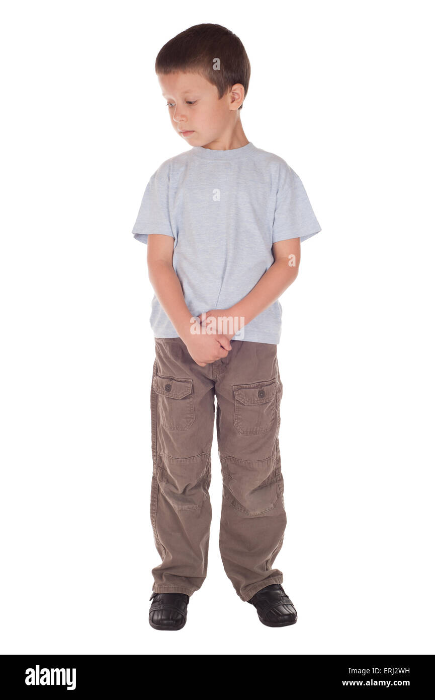 Sad Kid Standing