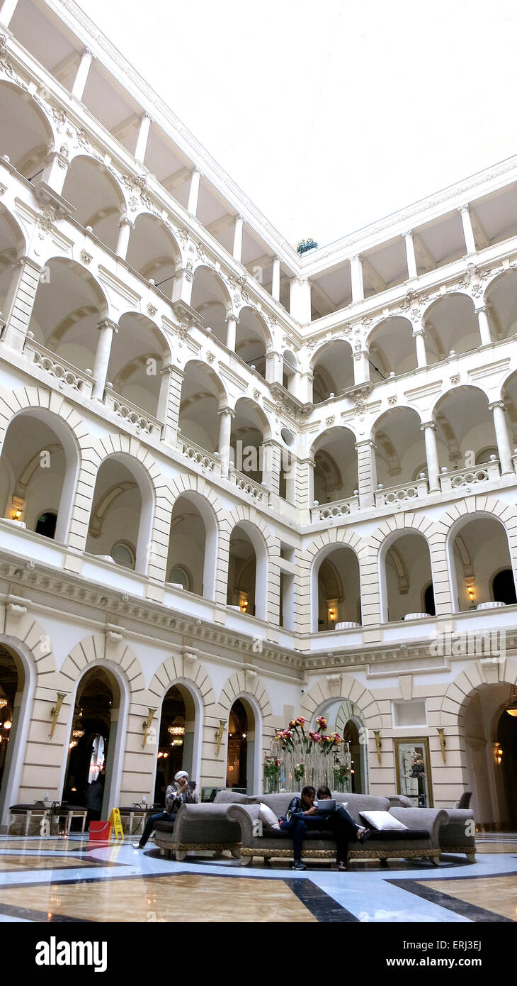 Boscolo Authograh Collection palace hotel Budapest Hungary Stock Photo ...