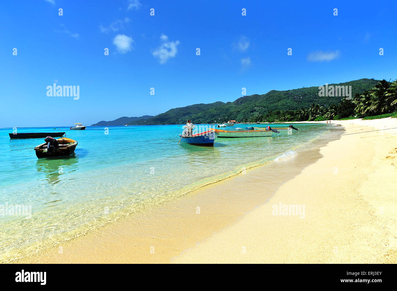 Anse Royale, beach on Island Mahe, Seychelles Stock Photo - Alamy