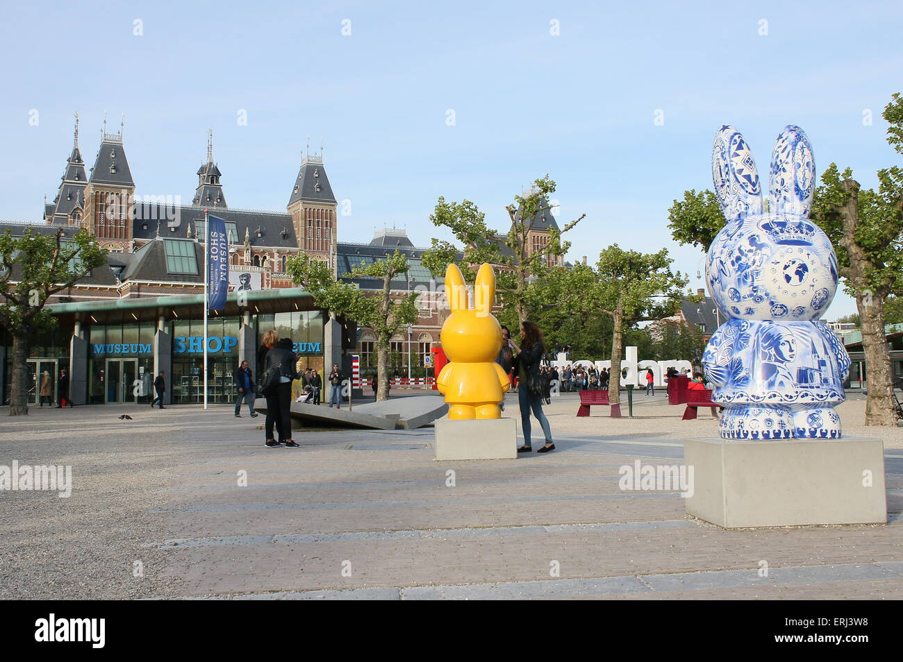 Nijntje Art Parade Celebrating 60 Years of Miffy at Museumplein square ...