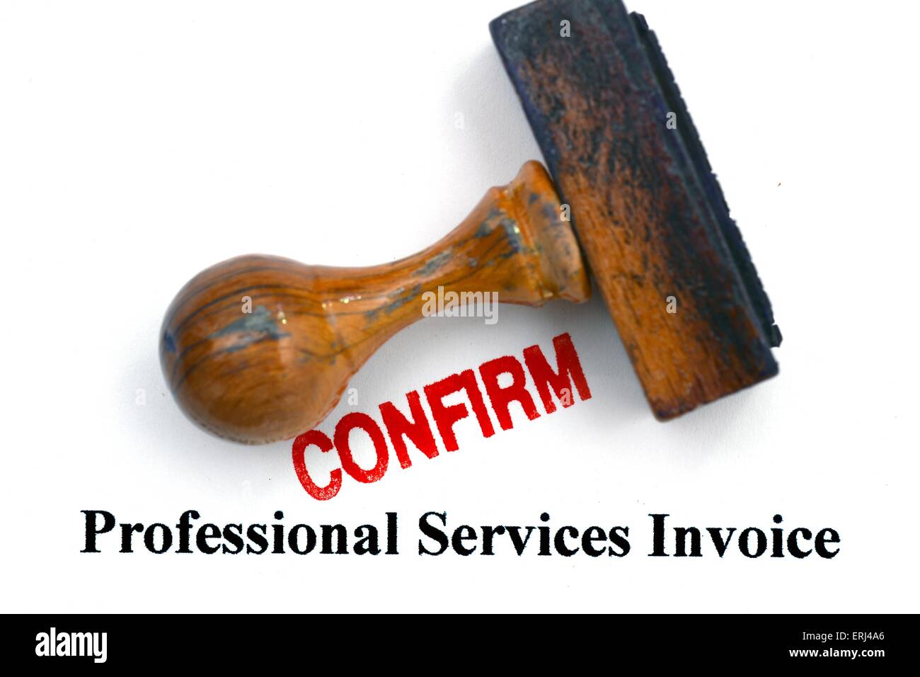 Invoice of service Cut Out Stock Images & Pictures - Alamy