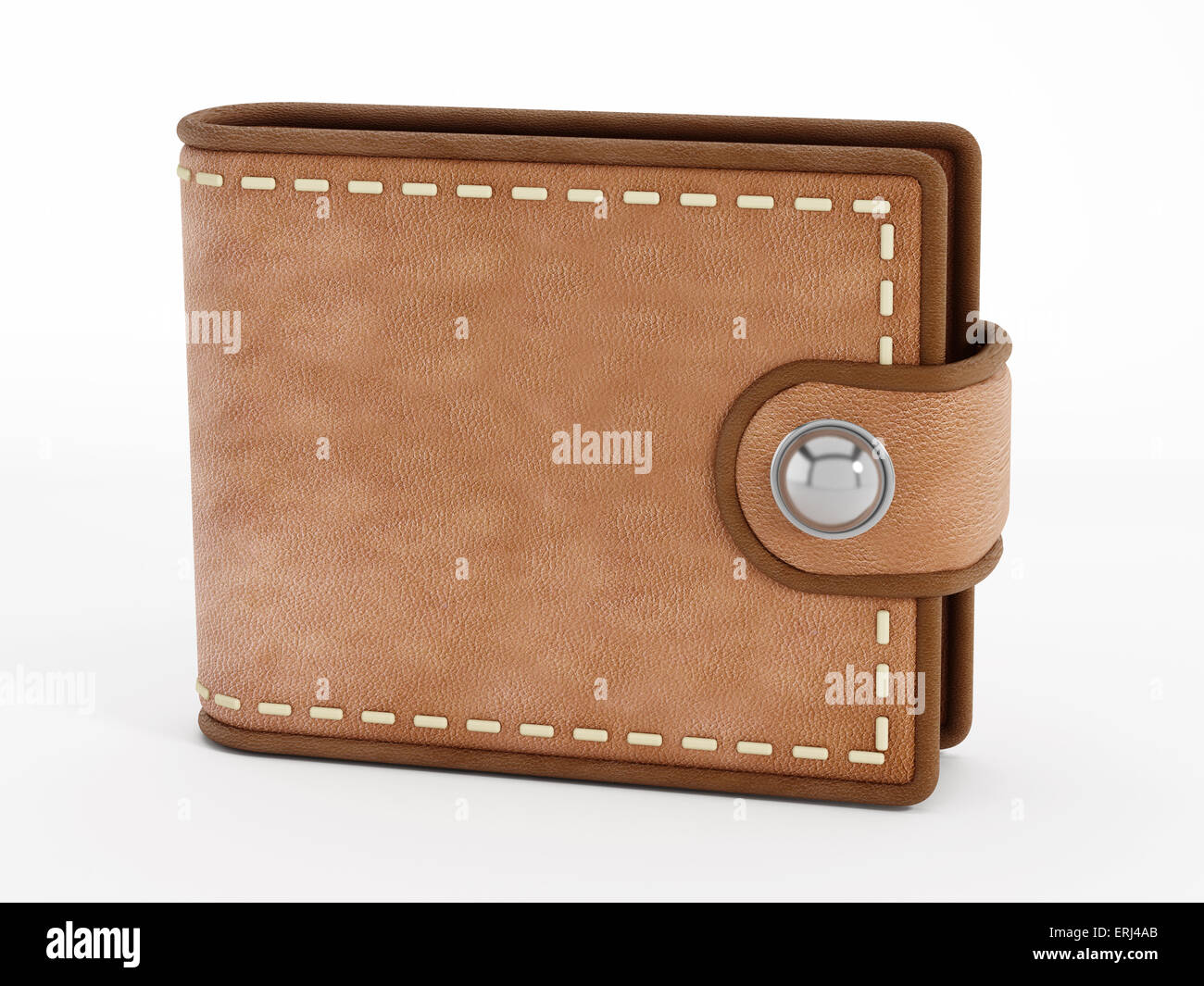 Wallet isolated on white background Stock Photo - Alamy