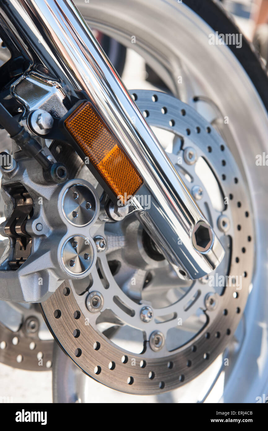 motorcycle brake and wheel Stock Photo - Alamy