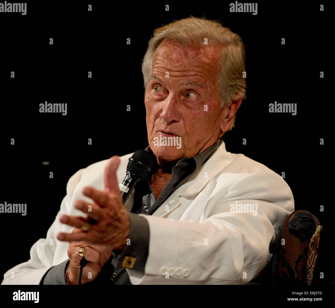 Los Angeles, California, USA. 02nd June, 2015. PAT BOONE talks about ...