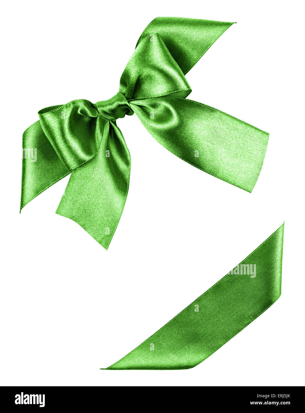 Big green ribbon bow isolated hi-res stock photography and images - Alamy
