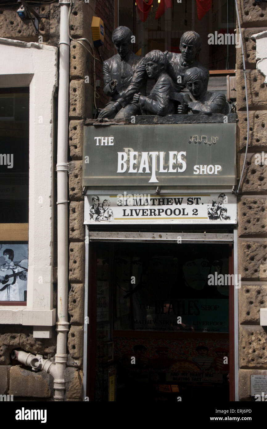 Mathew Street, Liverpool, Birthplace of the Beatles Stock Photo - Alamy