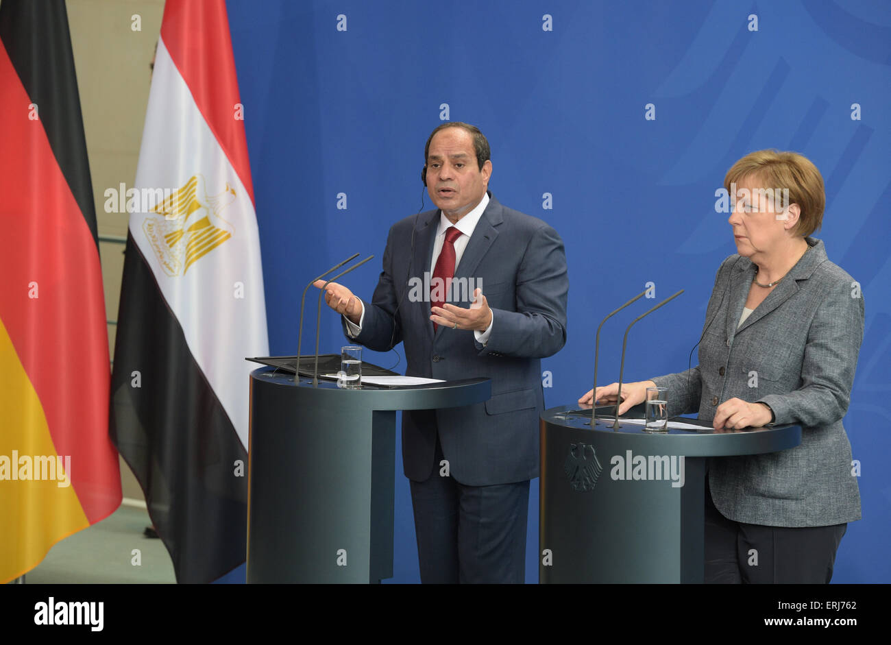 Berlin, Germany. 03rd June, 2015. Egyptian President Abdel Fattah el ...