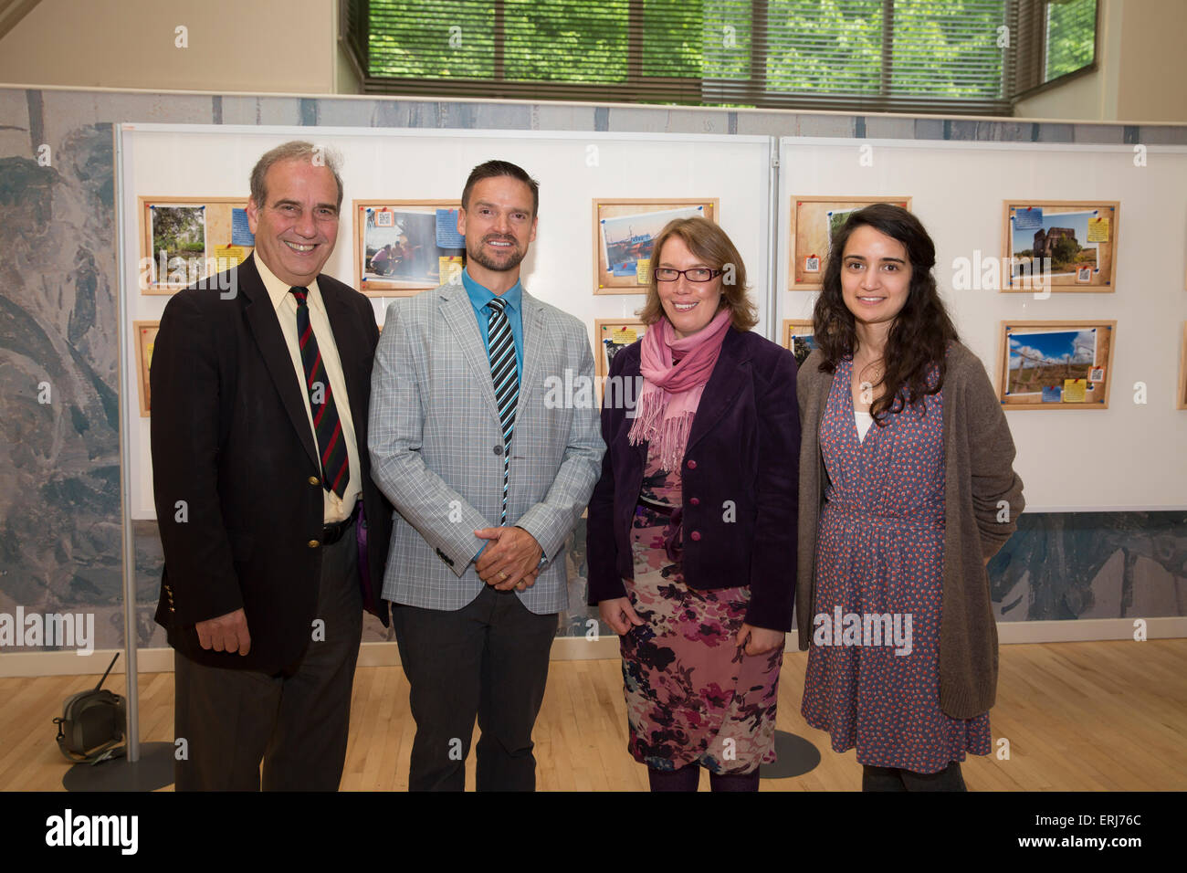 Westerham, UK. 3rd June, 2015. Winston’s Serious Whim an exhibition was ...