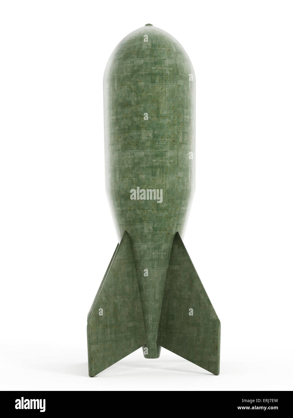 Old bomb isolated on white background Stock Photo - Alamy