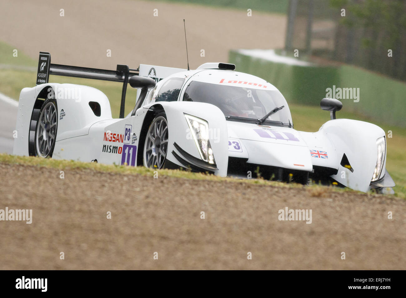 Imola, Italy – May 16, 2015: Ginetta – Nissan of LANAN RACING Team ...